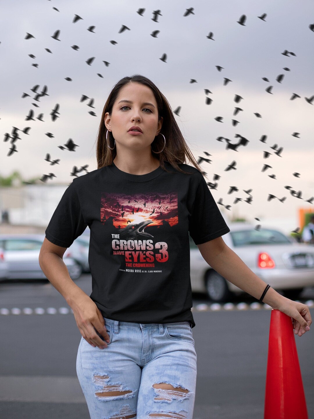 The Crows Have Eyes 3 (version 1) - Unisex Jersey Short Sleeve Tee - Etsy