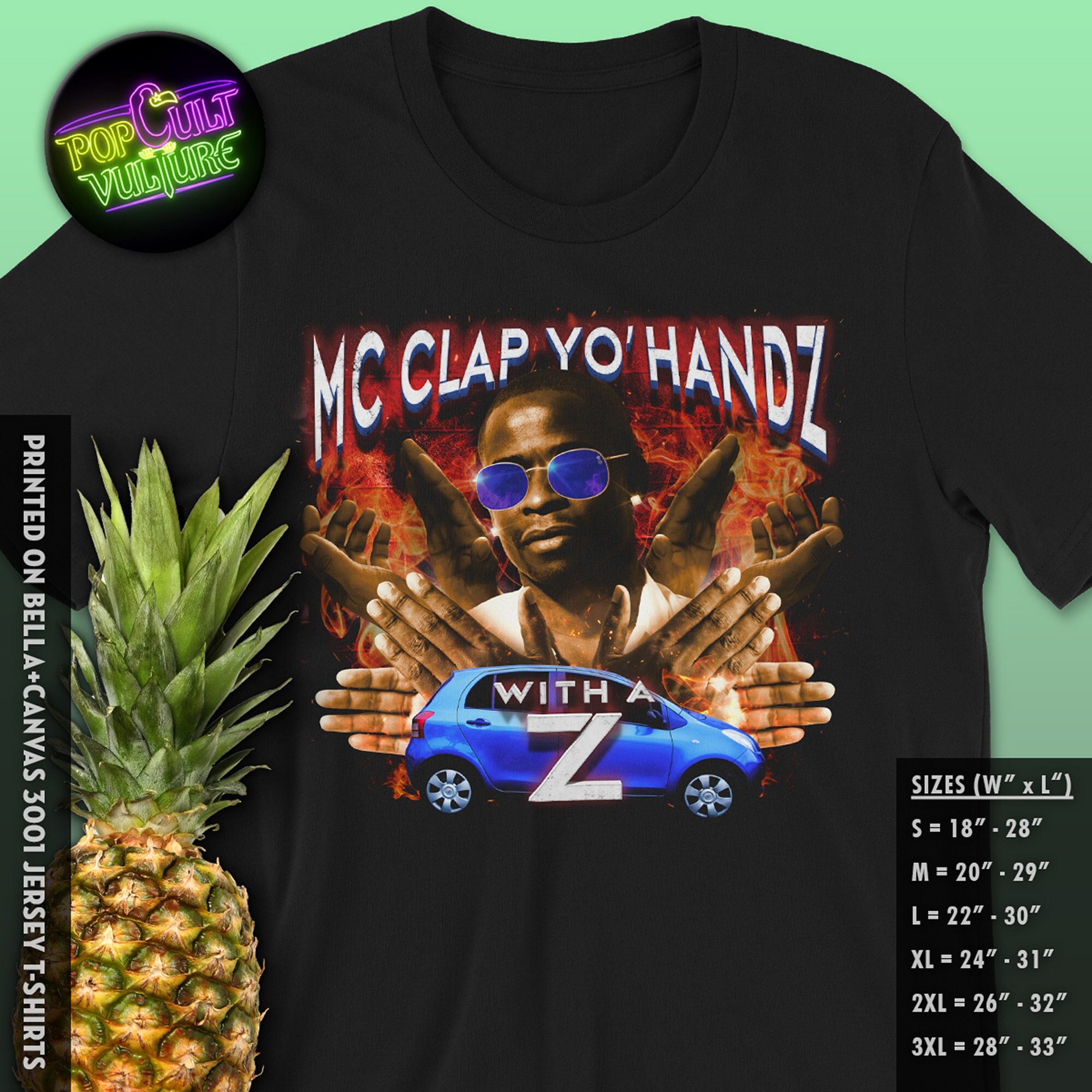 MC Clap Yo Handz Gus Psych Fan Art Black Unisex Short - Etsy