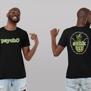 Psycho Tee (2-sided) - Unisex Jersey Short Sleeve Tee - Etsy