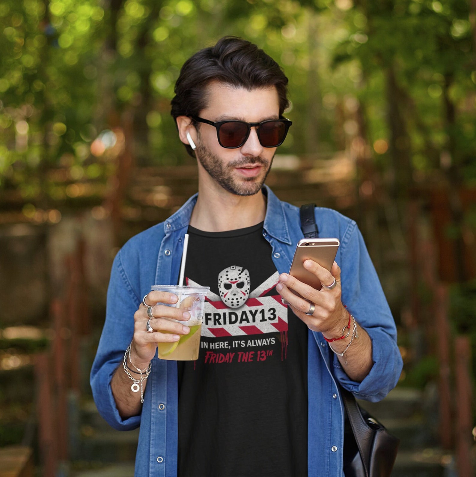 Jason Friday the 13th Parody Tee TGIF Halloween - Etsy