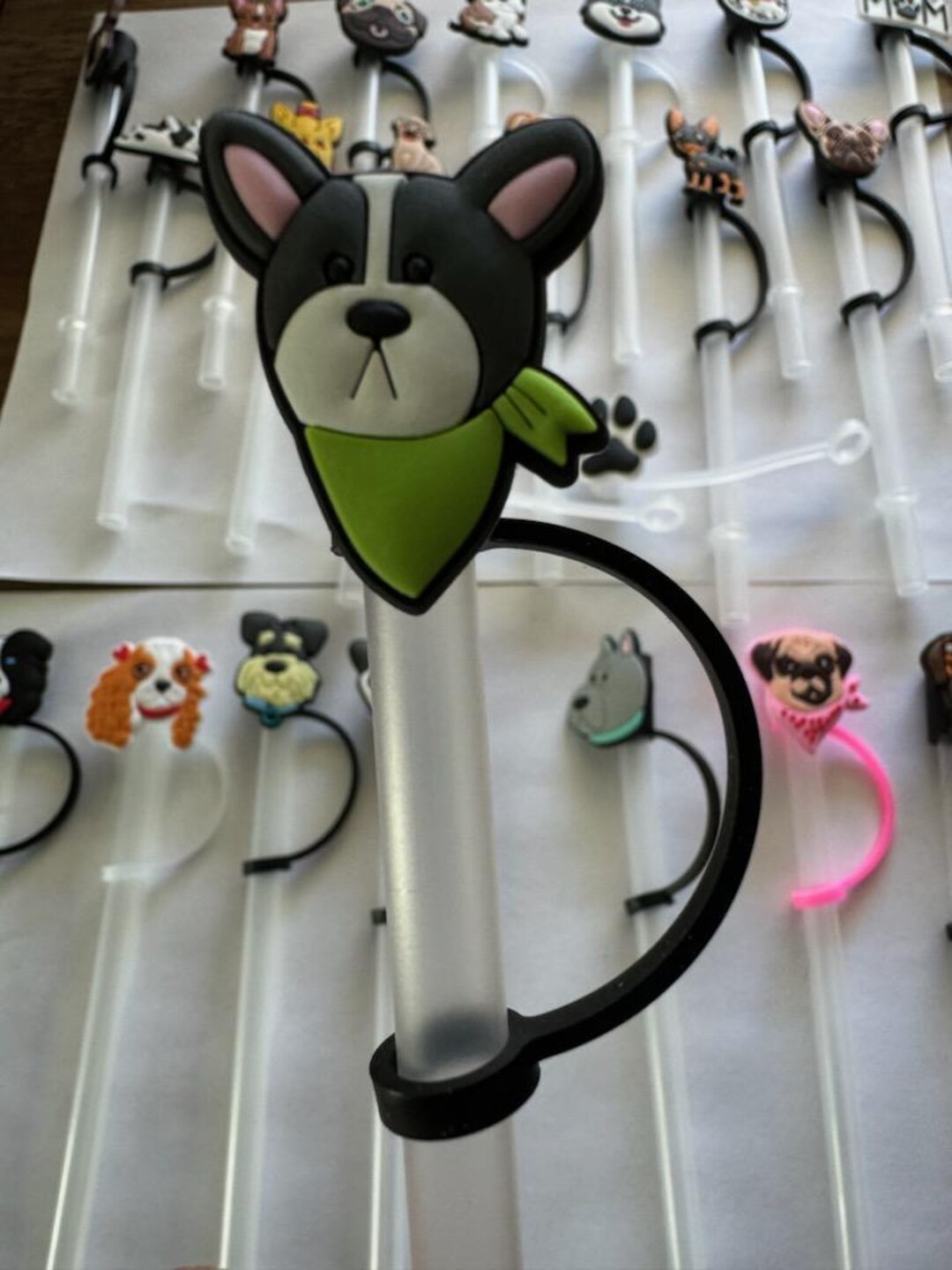 Dog Straw Toppers, Dog Mom - Etsy