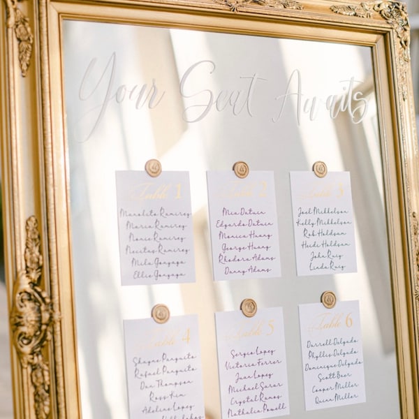 Diy Seating Chart - Etsy