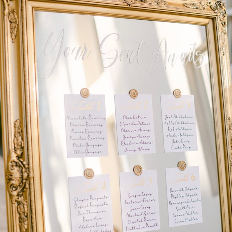 Diy Seating Chart - Etsy