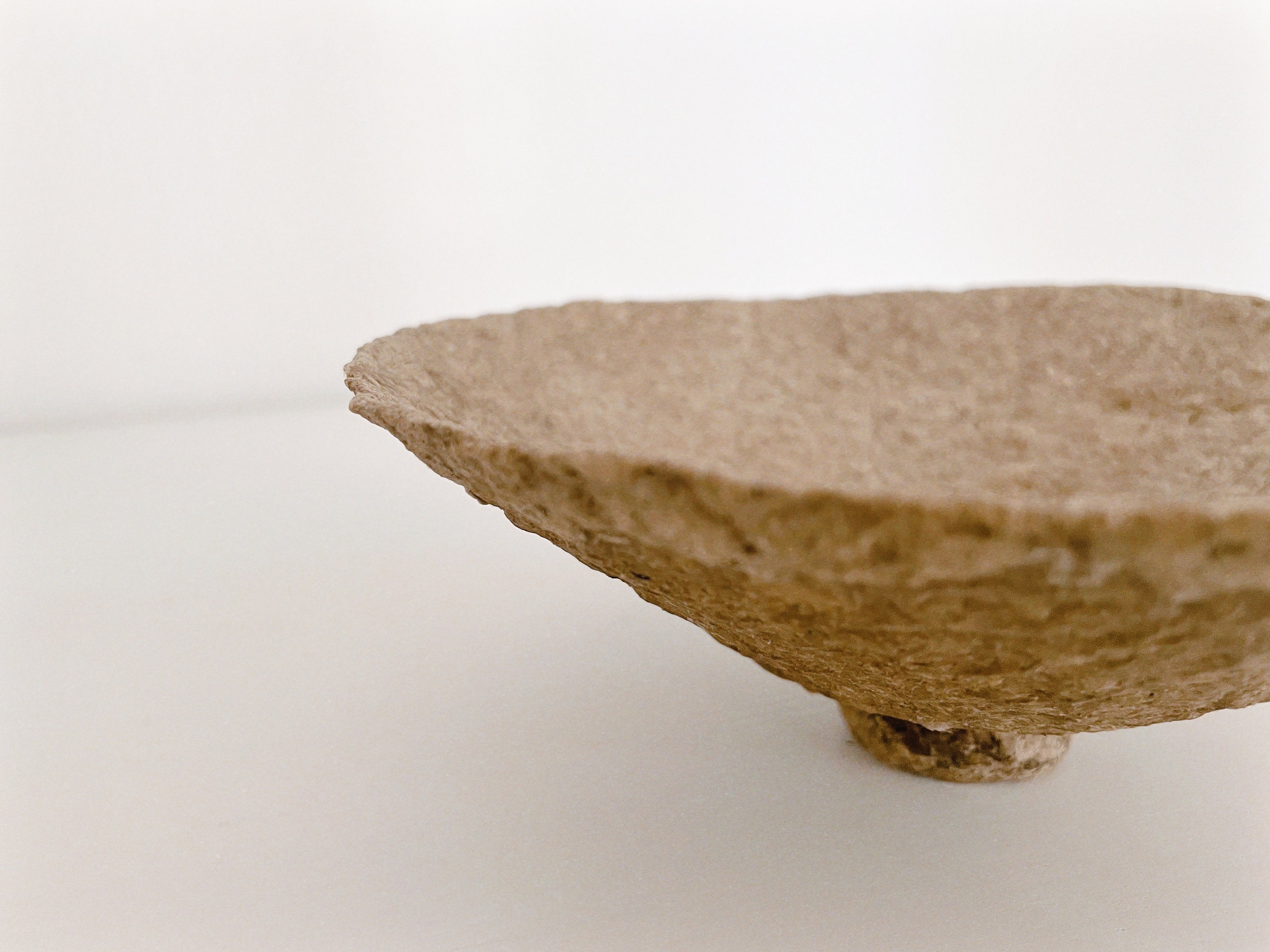 Handmade Organic Texture Papier-mâché Bowl - Etsy