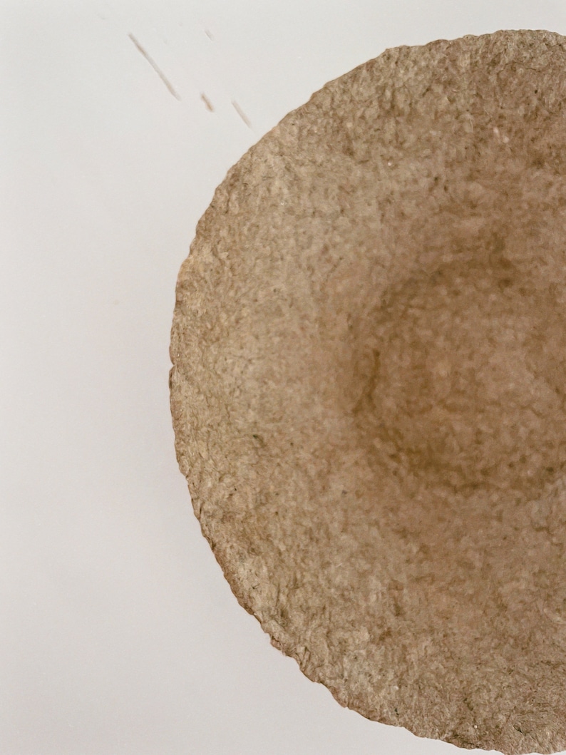 Handmade Organic Texture Papier-mâché Bowl - Etsy