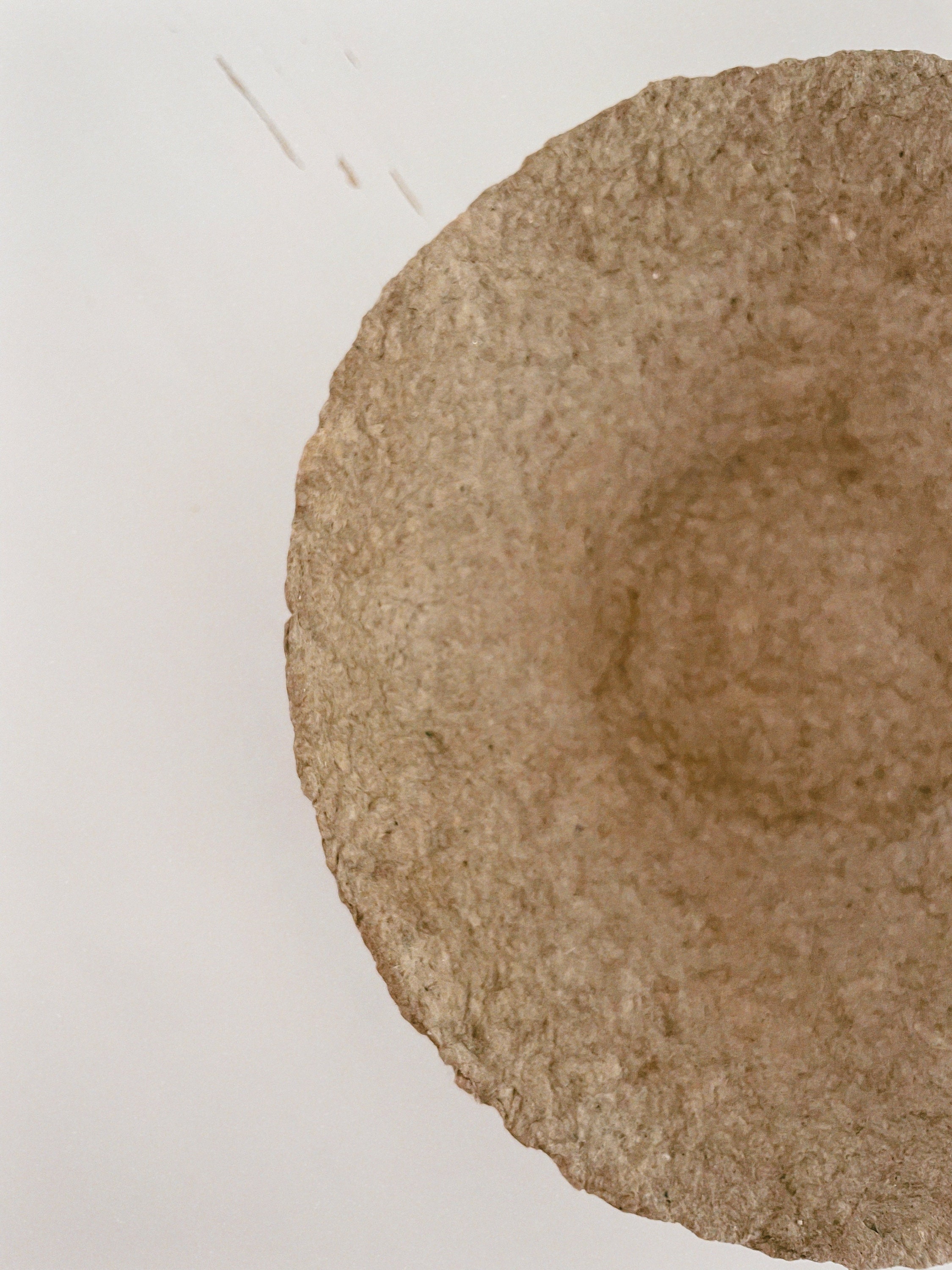 Handmade Organic Texture Papier-mâché Bowl - Etsy