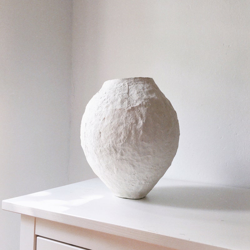 Large Paper Mache Vase - Etsy
