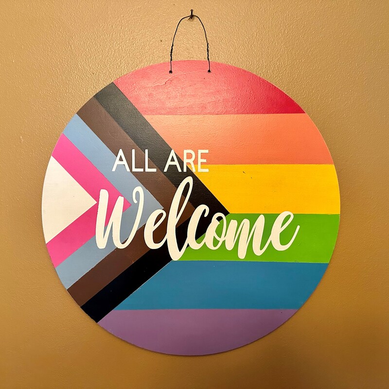 Rainbow Welcome - Etsy