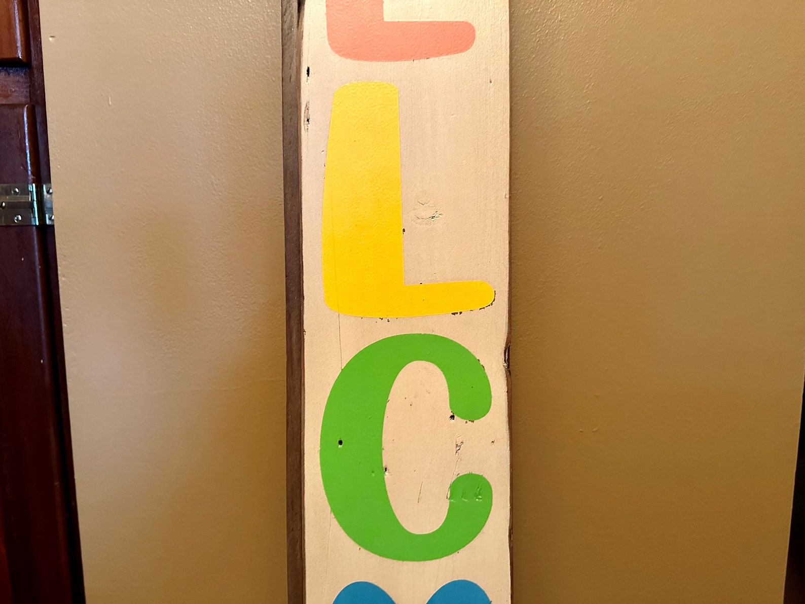 Rainbow Welcome Porch Sign | Pride Outdoor | Welcome Sign | LGTBQ ...