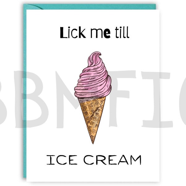 Lick Me Till Ice Cream Etsy