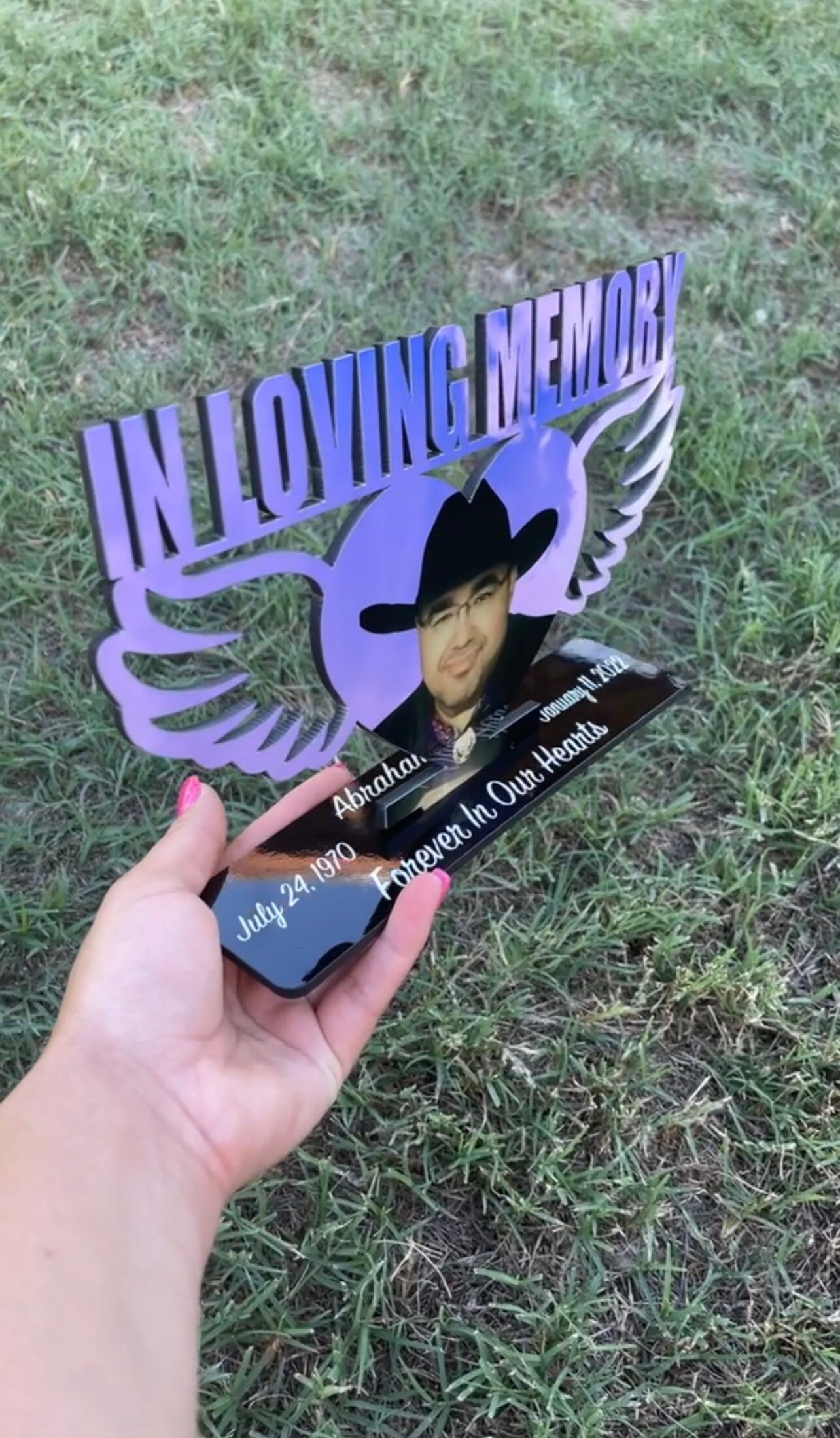 In Loving Memory Photo Frame Photo Plaque Memorial Gifts - Etsy