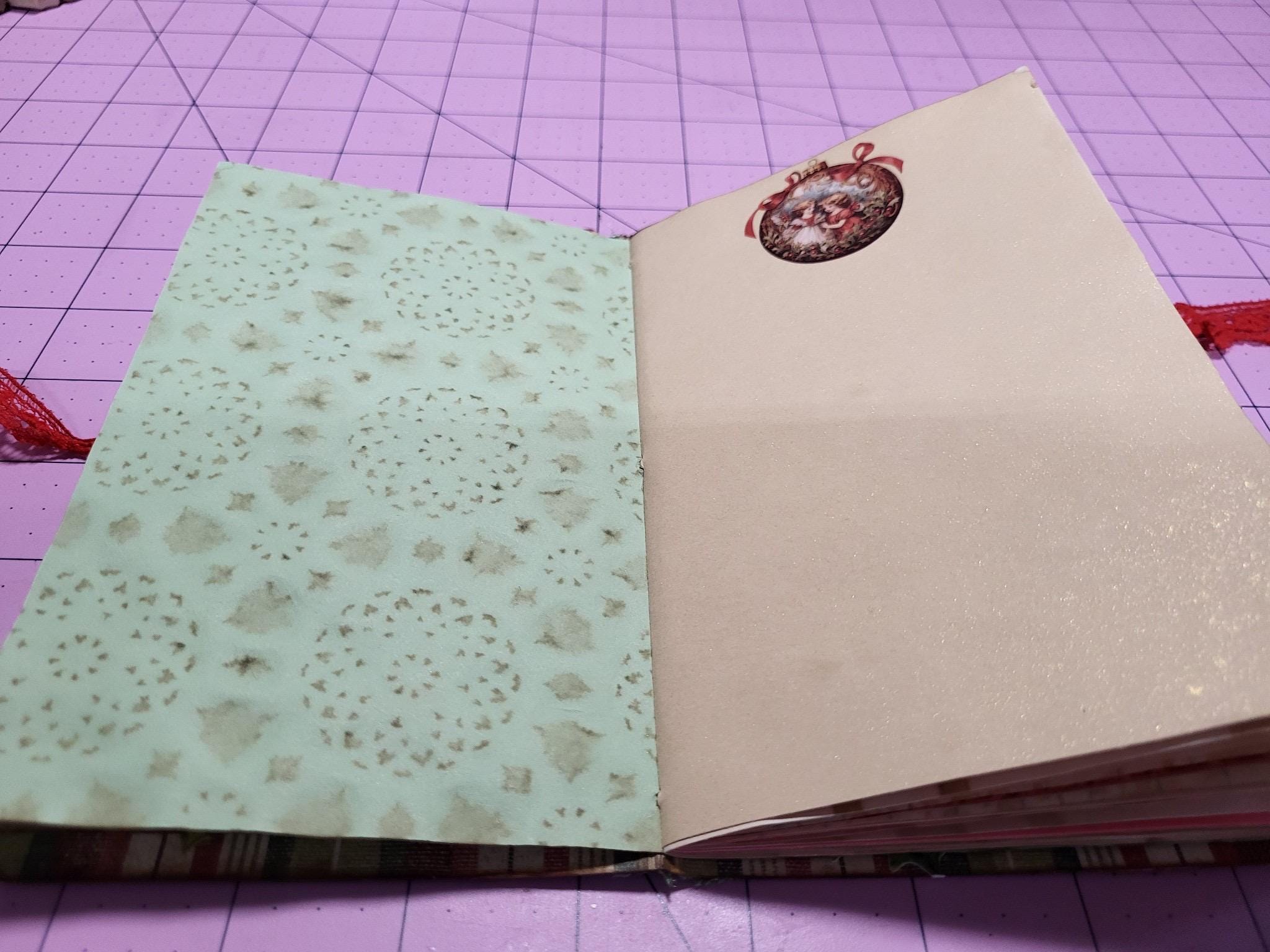 Handmade Tim Holtz File Folder holly Time Christmas Journal - Etsy