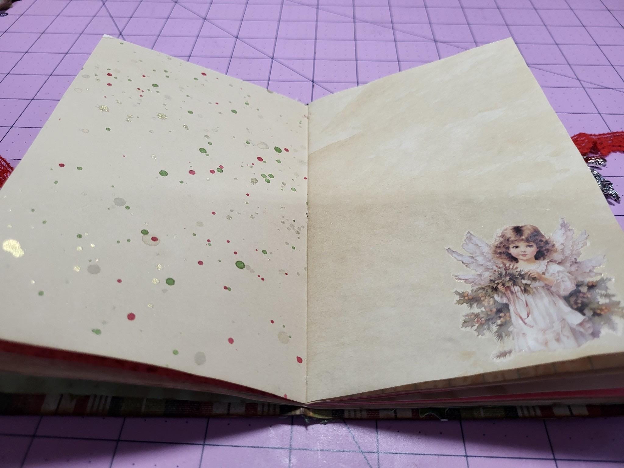Handmade Tim Holtz File Folder holly Time Christmas Journal - Etsy
