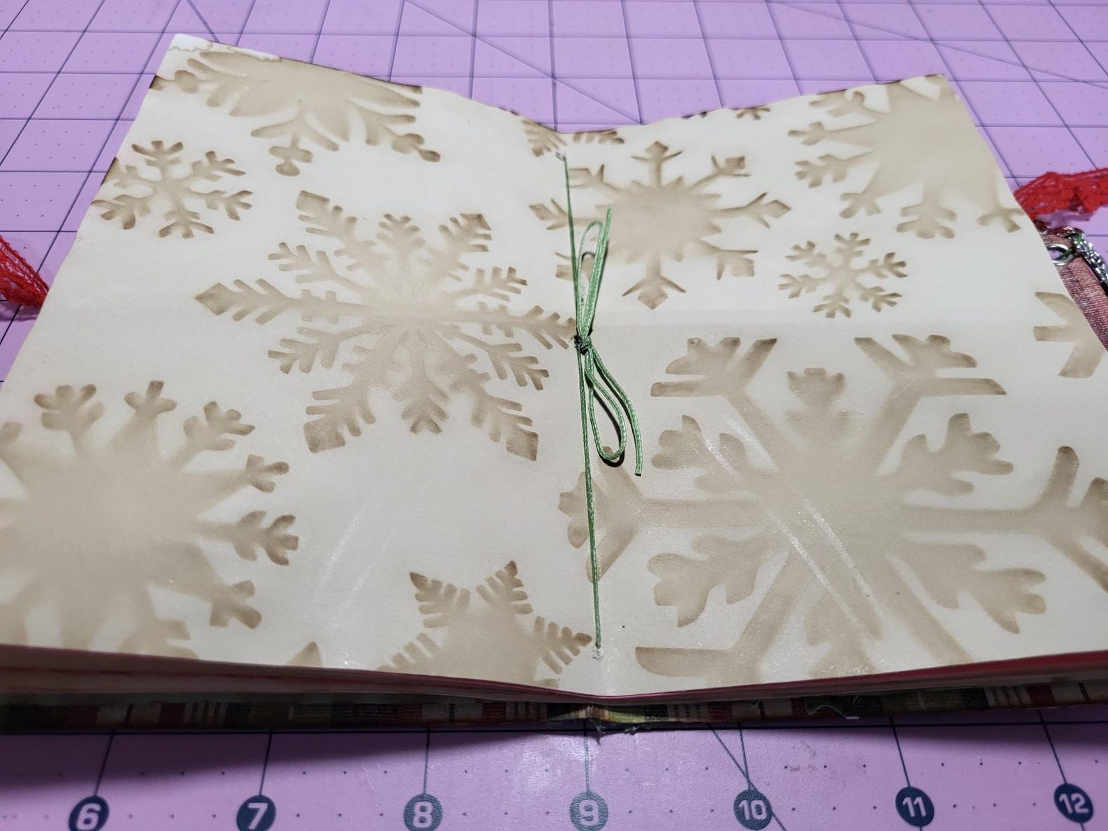 Handmade Tim Holtz File Folder holly Time Christmas Journal - Etsy