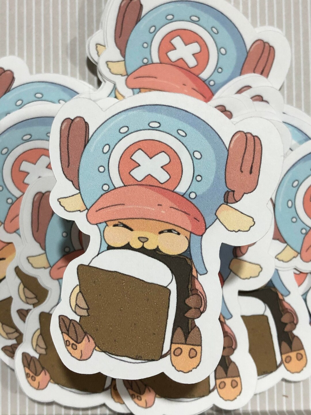 Anime-inspired Sticker (chop & S'mores) - Etsy
