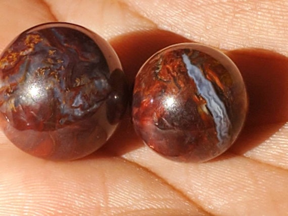 Tempest Stones Énergie Ardente Flashy Rouge Pietersite - Etsy France