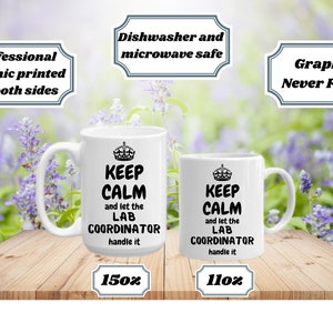 Lab Coordinator Coffee Mug, Medical Laboratory Scientist Tea Cup, Gift ...