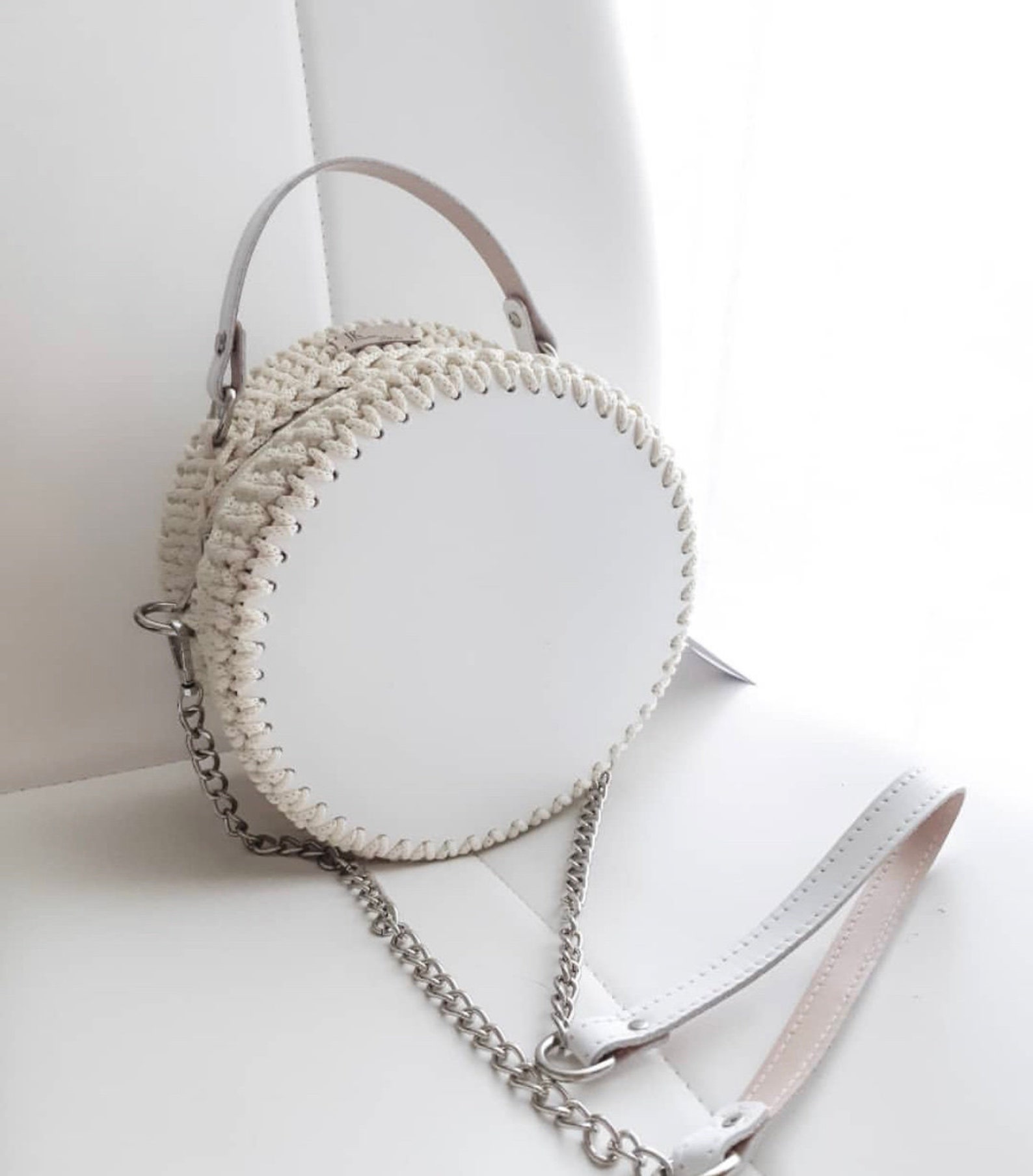 Set for Making a Round Bag Paris From Genuine Leather for - Etsy