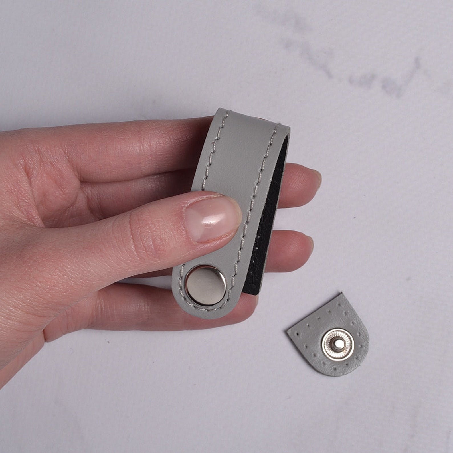 Genuine Leather Clasp for a Backpack or Wallet Flap for a - Etsy