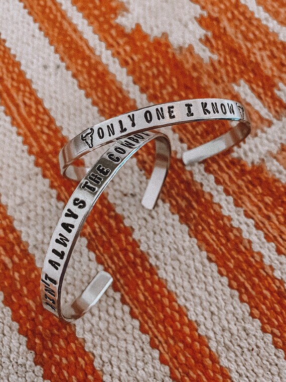 Personalized Western Cuffs - Etsy