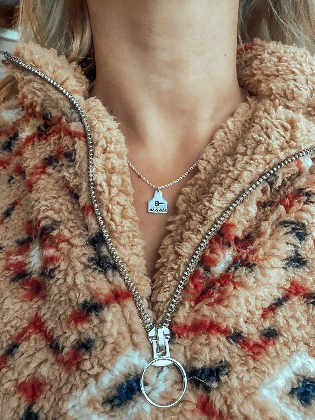 Small Initial/brand Necklace - Etsy