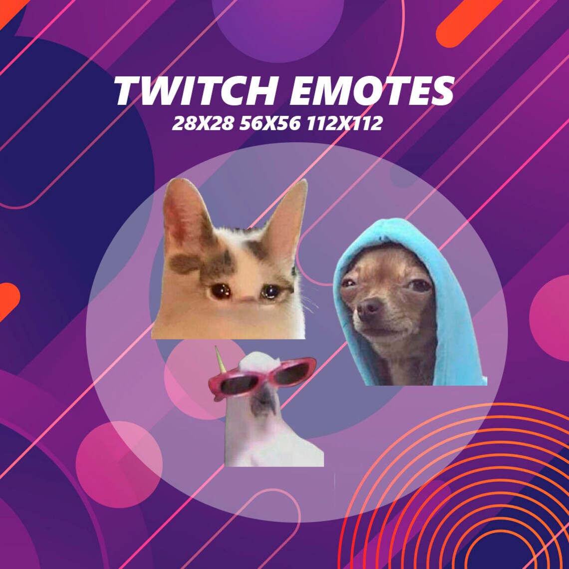 Animals Emotes, Twitch Emotes Discord Cute Custom Emotes Youtube, Cute ...