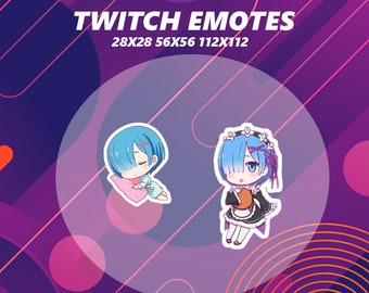 Re:zero Emotes - Etsy