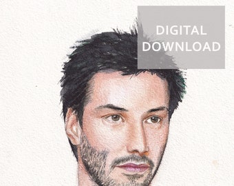 Keanu Reeves Fan Art - Etsy