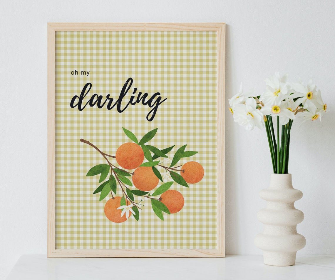 Oh My Darling, Clementine Decor, Wall Art Print, Sing a Long, Humorous ...