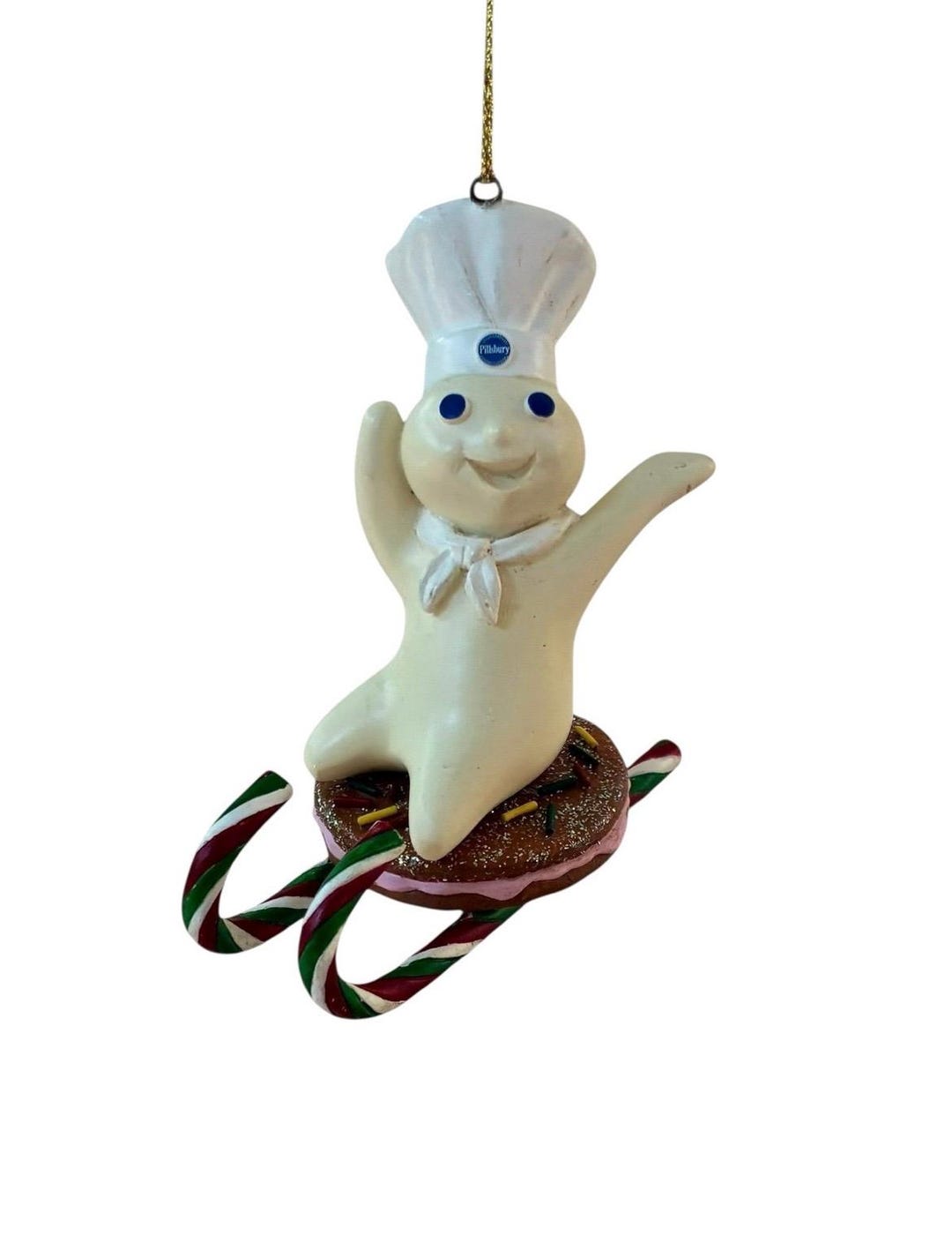 Vintage Danbury Mint Pillsbury Doughboy Holiday Christmas Ornament - Etsy