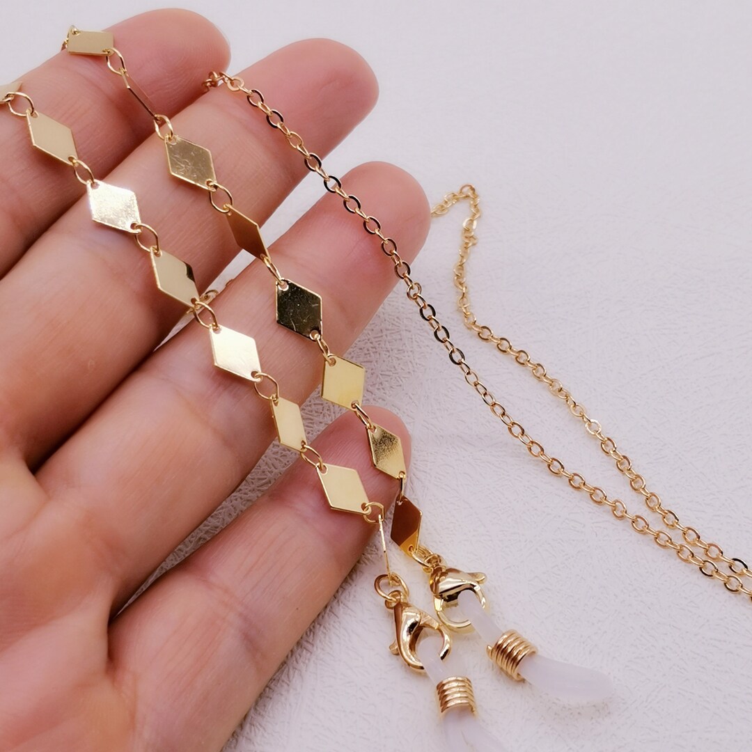 Gold Glasses Chain/metal Glasses Chain/glasses Chain/glasses ...