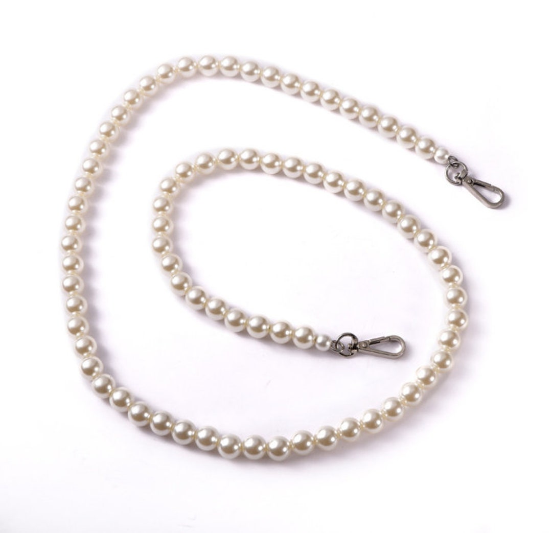 Handmade Pearl Chain Bag Strap Pearl Accessories Crossbody - Etsy