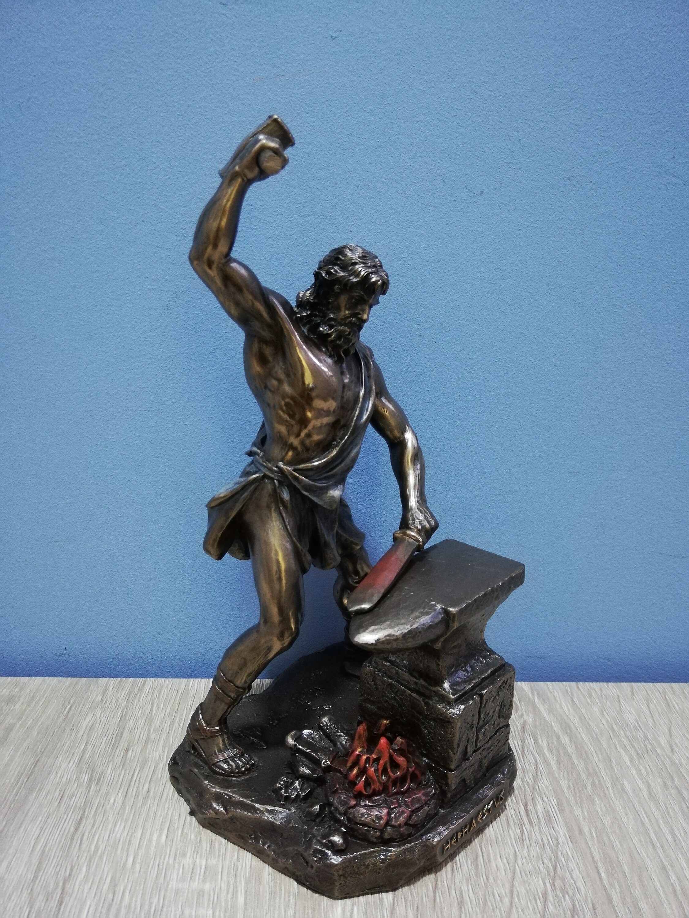 Hephaestus Greek God of Blacksmiths 22cm 8.66in Roman God | Etsy