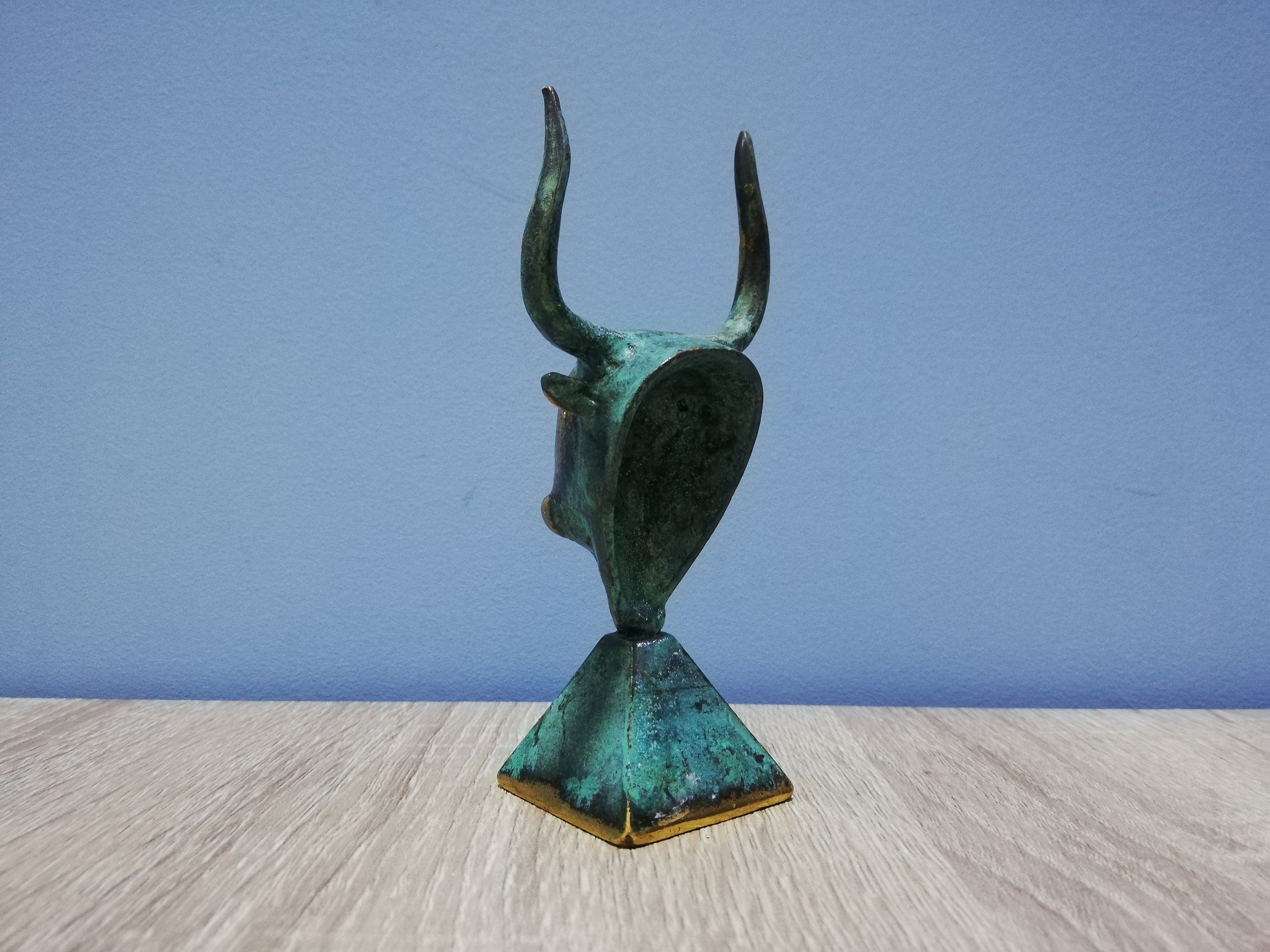 Bull Head Palace of Knossos 12cm 4.72in Minoan | Etsy