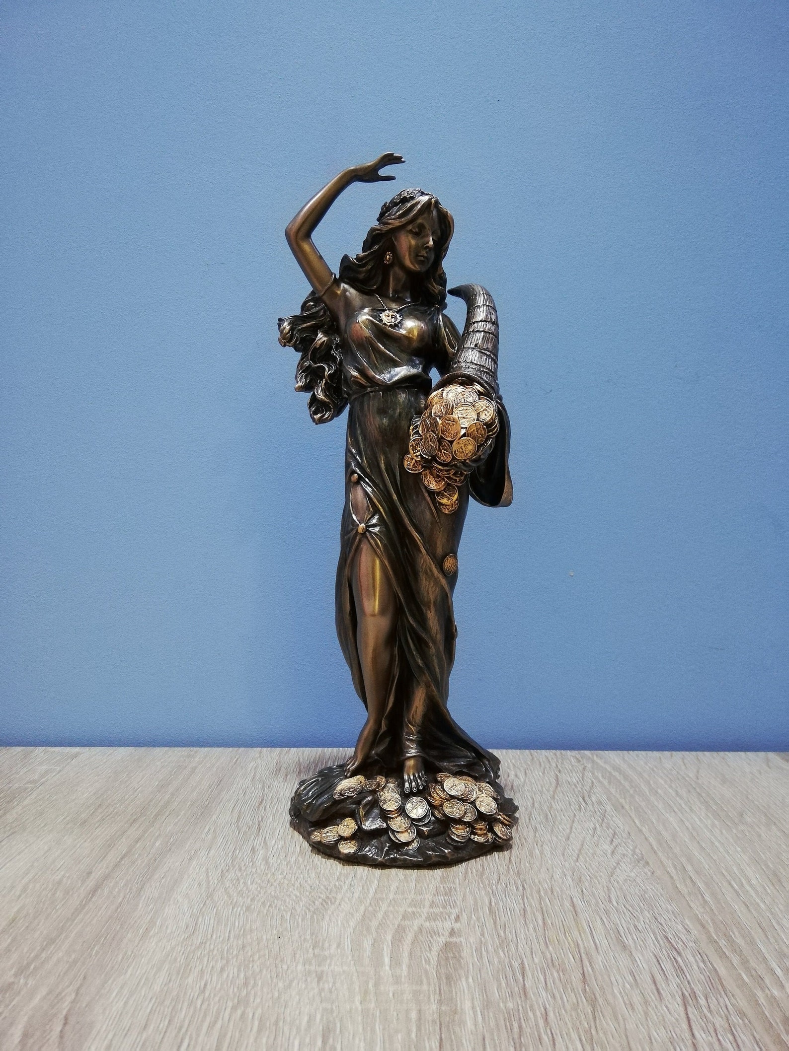 Fortuna Goddess of Wealth Tyche 11.02in-28cm Ancient Greek - Etsy UK