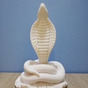 Cobra Handmade Sculpture 16.5cm-6.50in Greek Statue Snake Home Decor ...