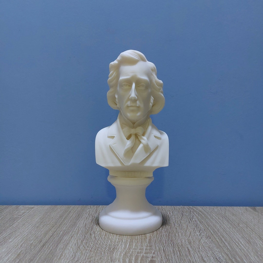 Frederic Francois Chopin Bust Head 23cm-9.05in Famous Polish Composer ...
