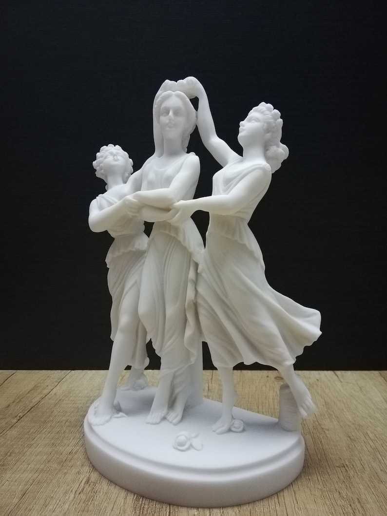 The Three Graces - Charites 23.5cm-9.25in Ancient Greek Statue Museum ...