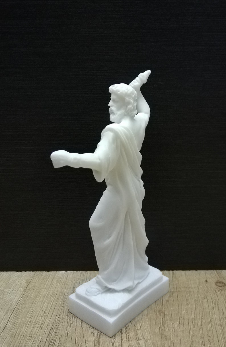 Zeus With Thunderbolt Ancient Greek God the King of the Gods - Etsy