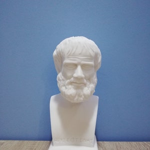 Aristotle Bust Head Famous Greek Philosopher Handmade Greek Sculpture ...