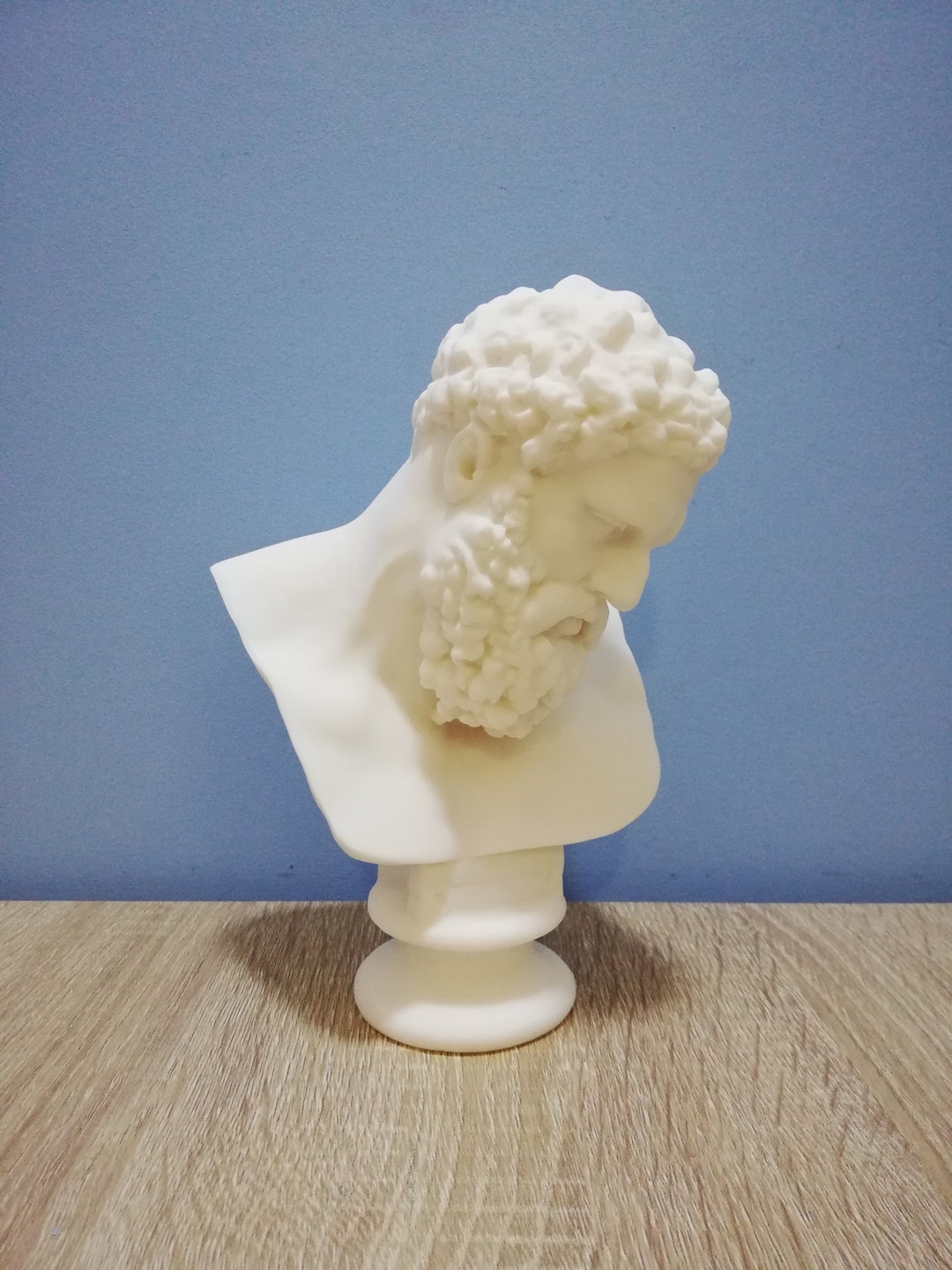 Hercules Head Bust Ancient Greek Hero 21.5cm - 8.46in Zeus Son Greek ...