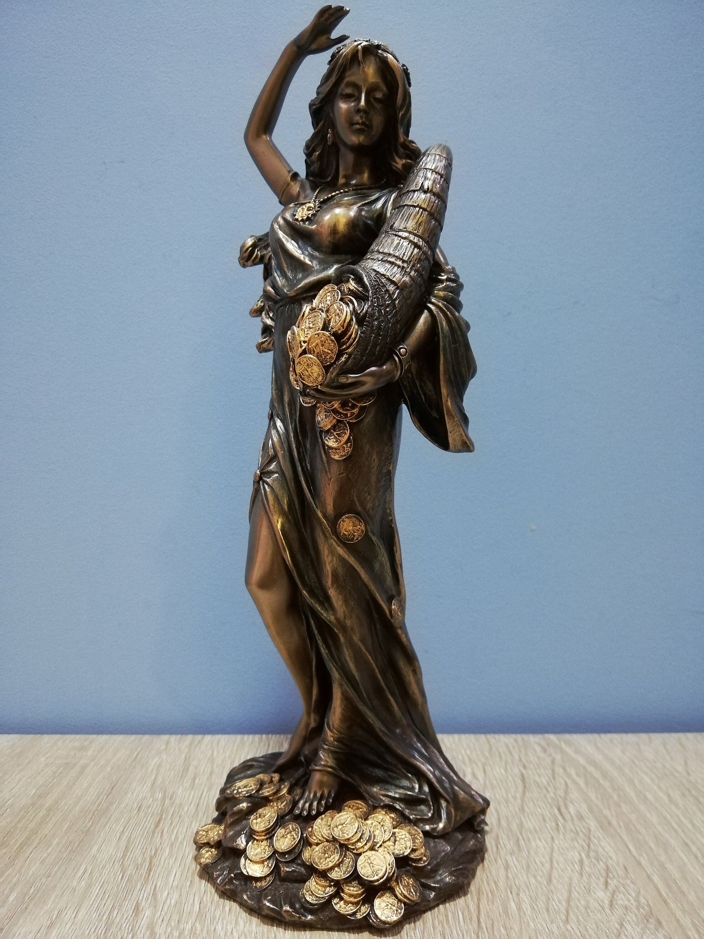 Fortuna Goddess of Wealth Tyche 11.02in-28cm Ancient Greek - Etsy