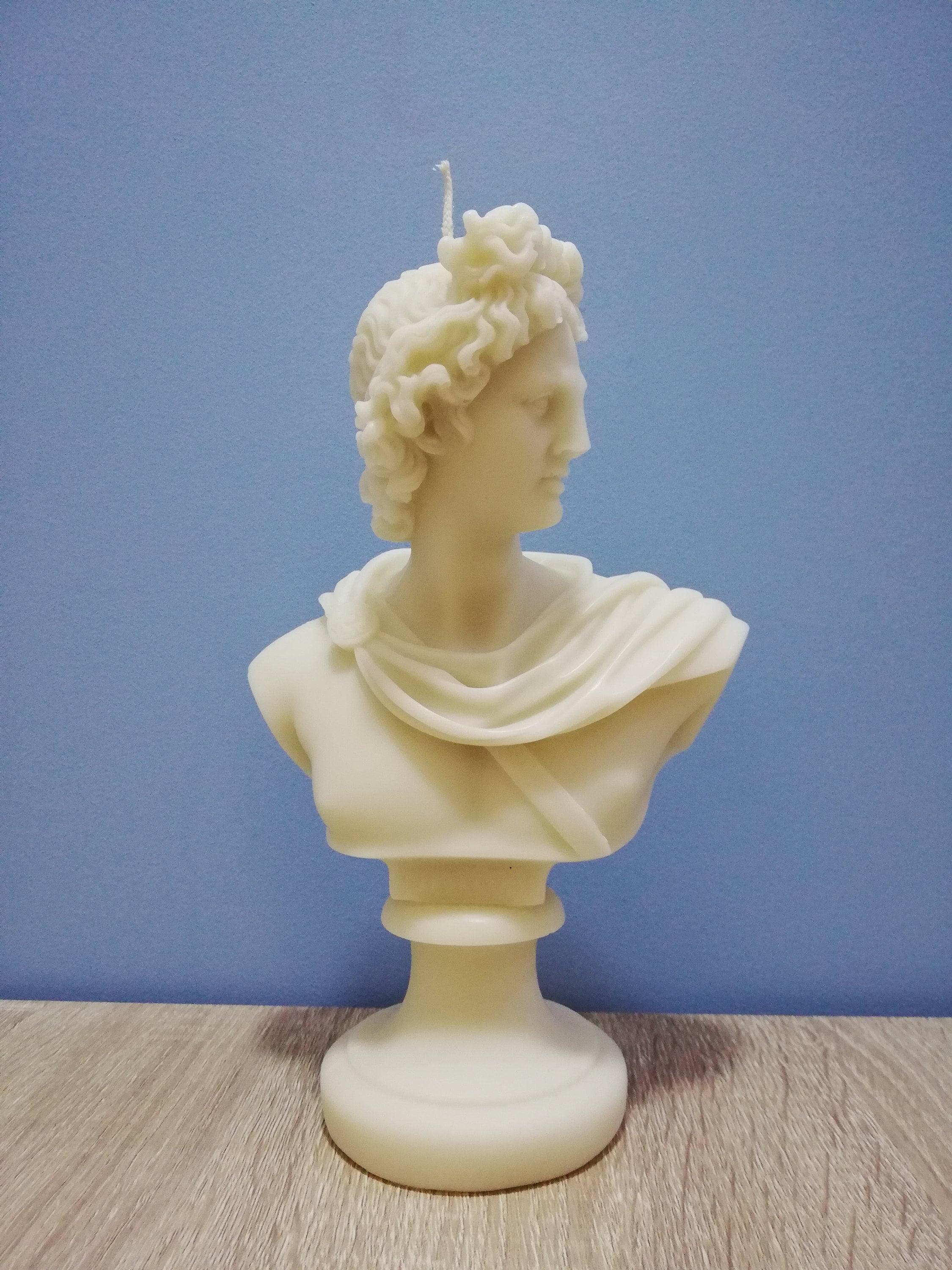 Apollo Greek Roman God of Music Apollo Bust Head Candle | Etsy