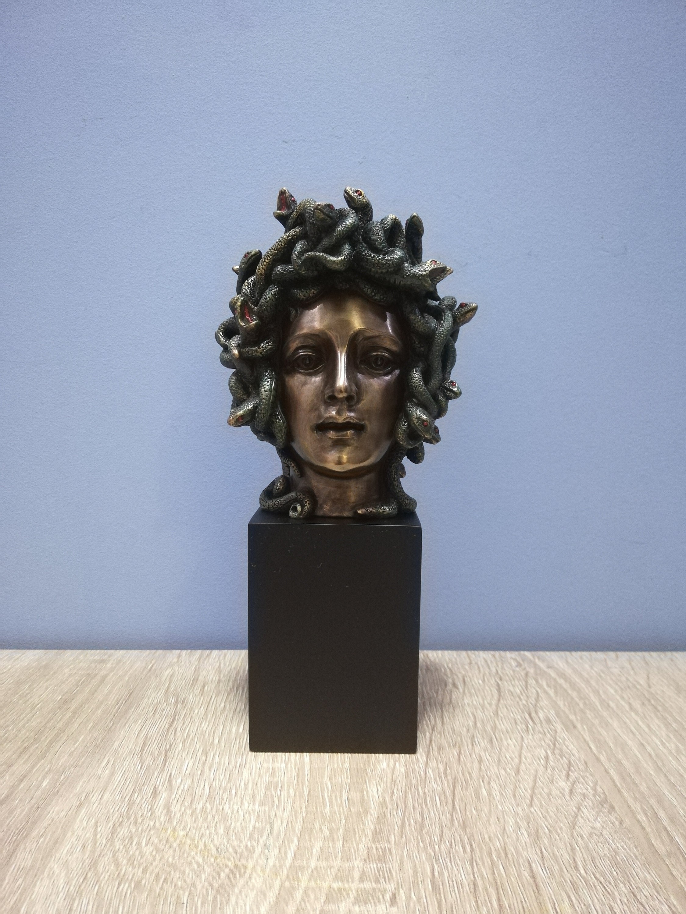 Art & Collectibles Figurines Sculpture Medusa Statue Bronze Greek ...