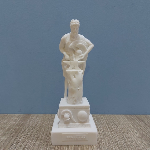 Estatua Del Dios Griego Hefesto El Mito De Hefesto, Con Resumen Y