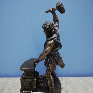 Hephaestus Greek God of Blacksmiths 22cm 8.66in Roman God Metal Statue ...