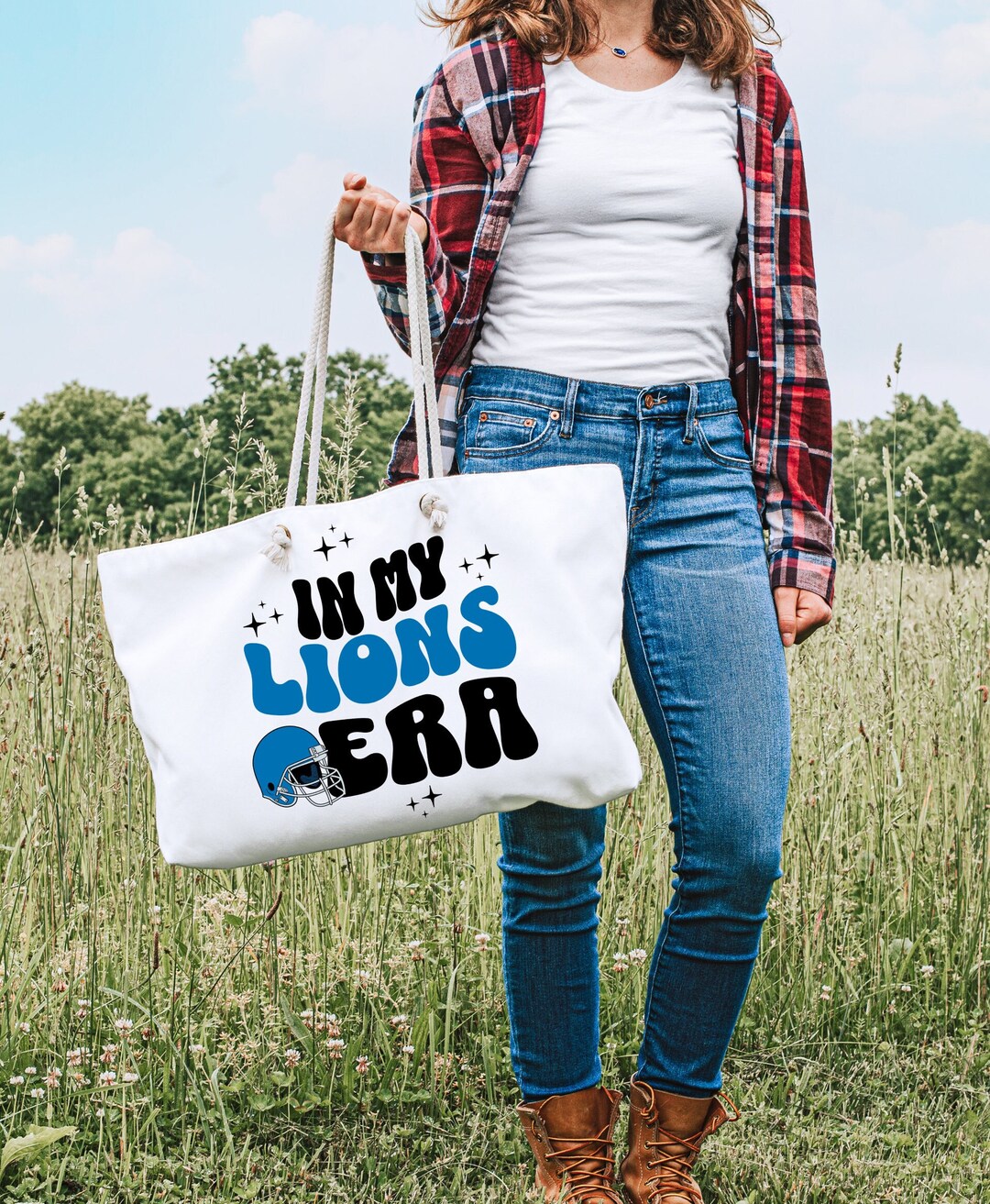 In My Lions Era Weekender Bag Women's Bag Women's Football Bag - Etsy