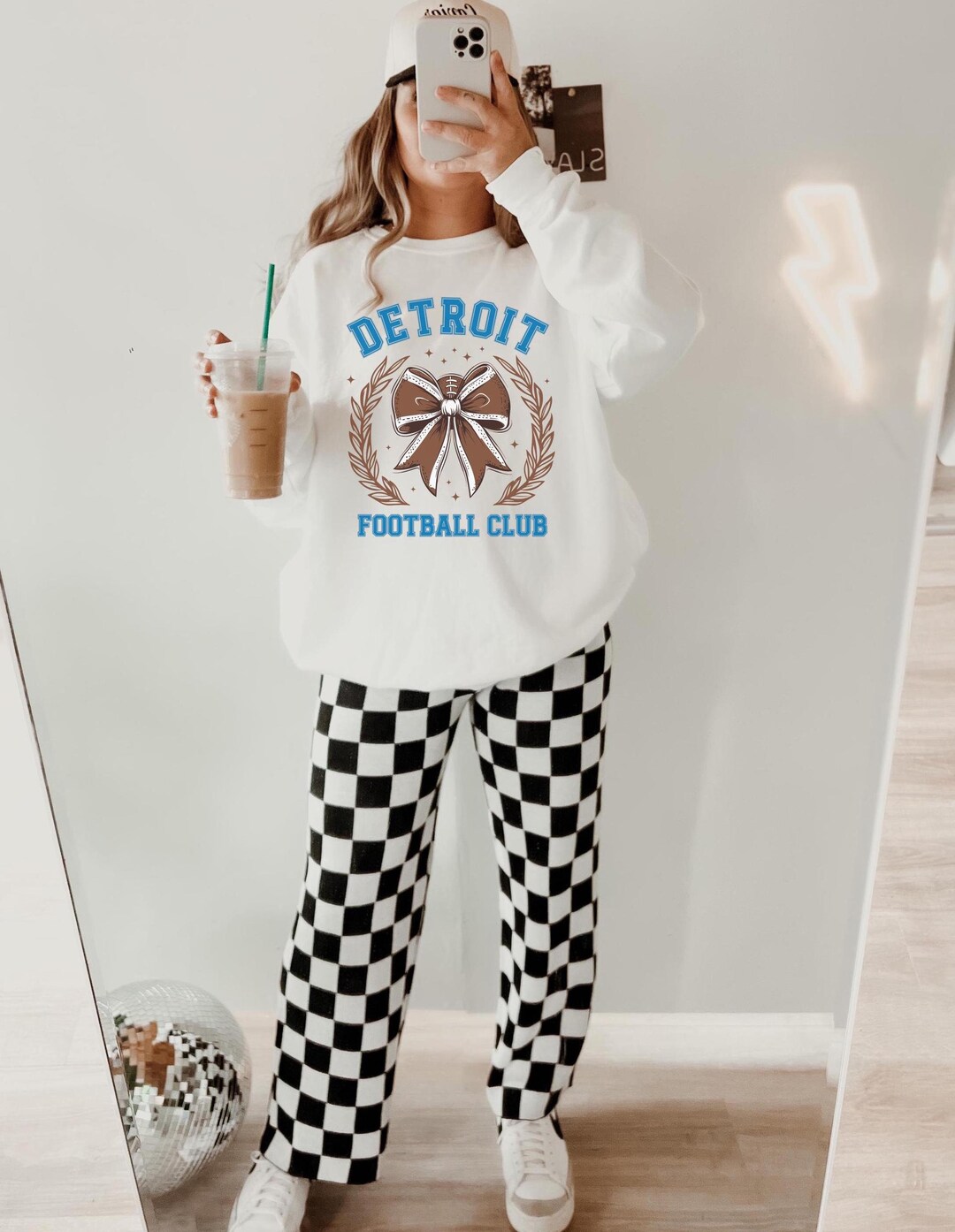 Detroit Football Club Game Day Sweatshirt Grit Lions Fan Gift Football ...