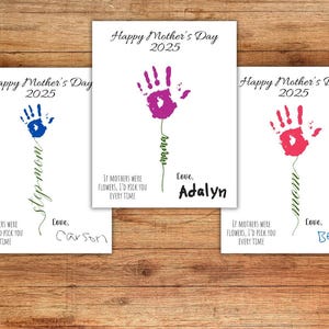Mothers Day Handprint Craft Art Printable - Handprint Mothers Day ...