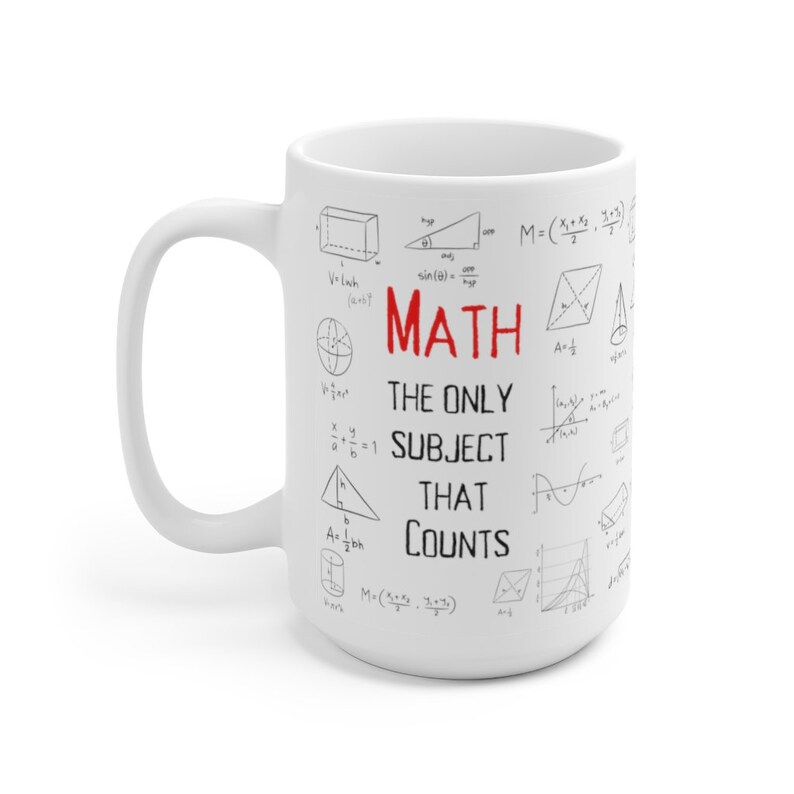 Funny Math Mug, Math Teacher Gift, Professor Gift, College Student Gift ...